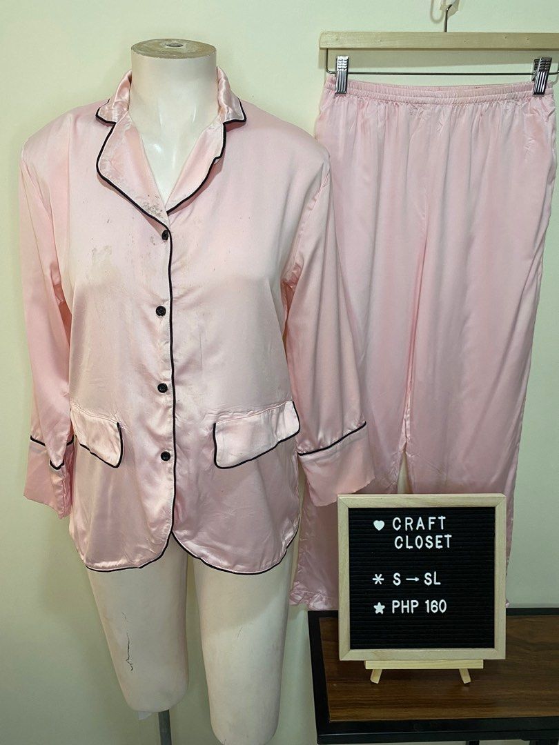 SILK PANTULOG TERNO, Women's Fashion, Undergarments & Loungewear on ...