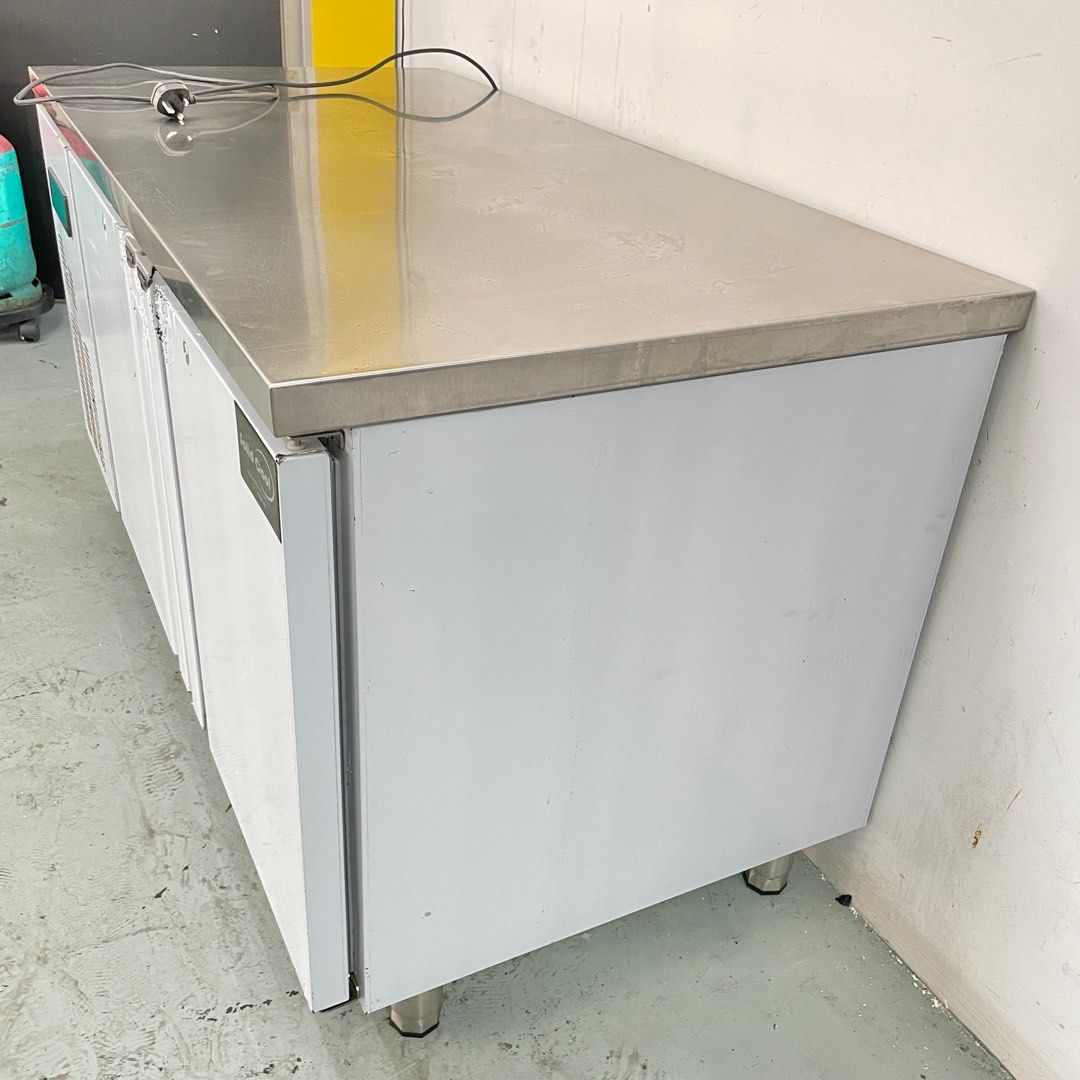 SOLID COOL Counter Top Chiller Double Door Stainless Steel (5 Feet/378 ...