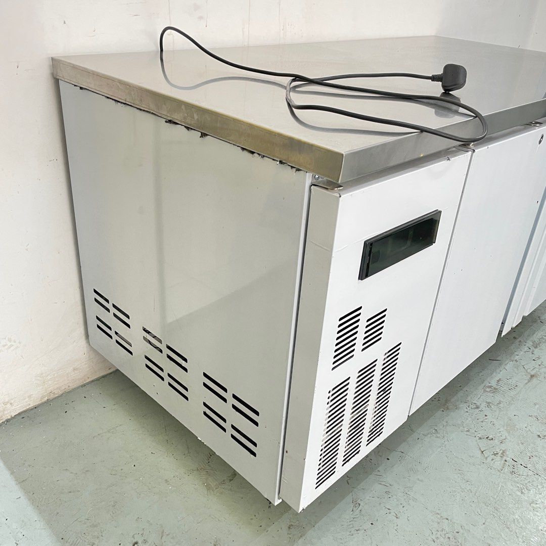 SOLID COOL Counter Top Chiller Double Door Stainless Steel (5 Feet/378 ...