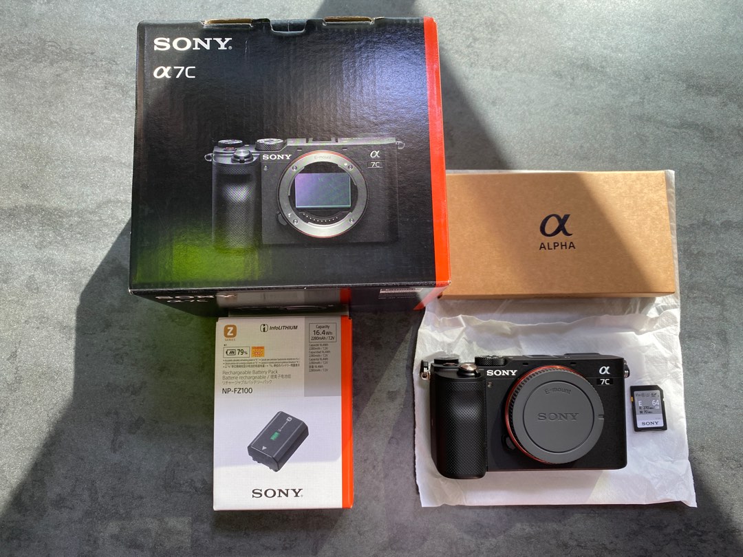 Sony A7C body | 64G Sd Card | 2 x batteries, Photography, Cameras on ...
