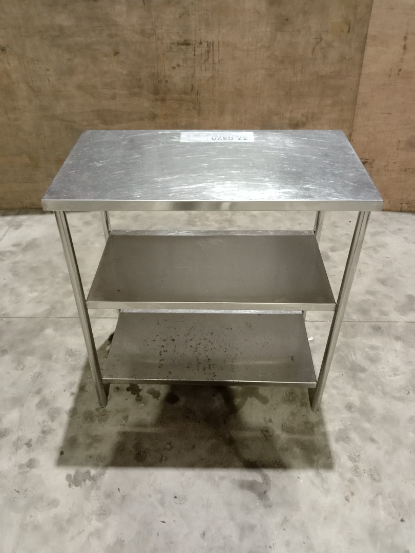 Stainless steel 3 tier work table, Furniture & Home Living, Kitchenware ...