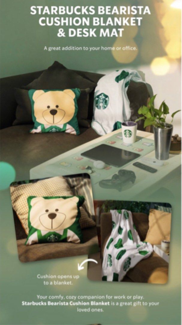 Starbucks Multi purpose Desk mat, Everything Else on Carousell