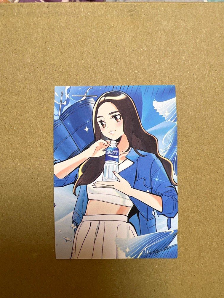 芯駖 Sumling @ collar Pocari 寶礦力卡/咭, 興趣及遊戲, 收藏品及紀念品, 明星周邊 - Carousell