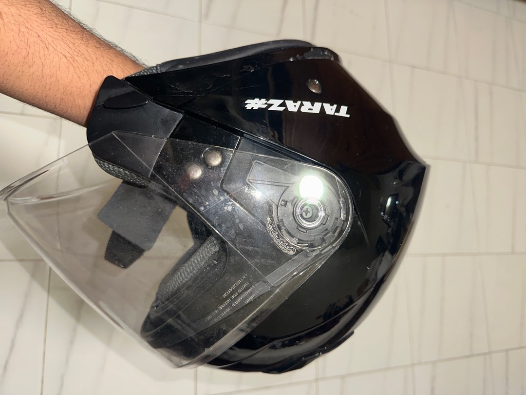 Taraz helmet, Motorcycles, Motorcycle Accessories on Carousell