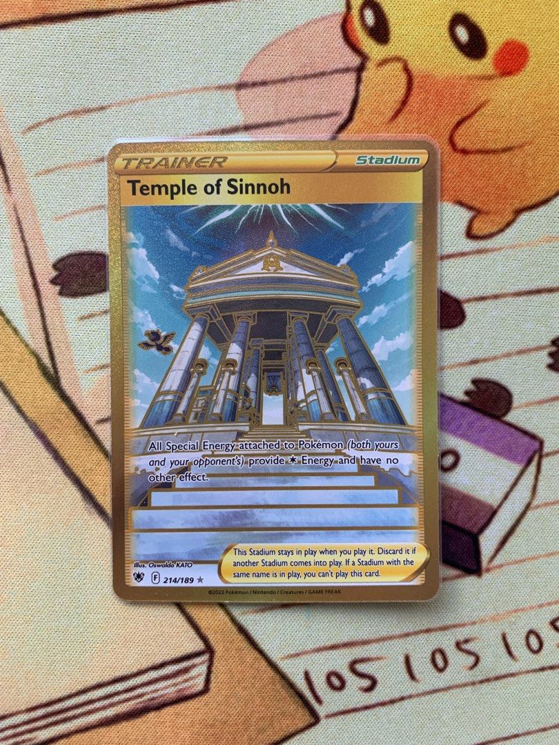 Temple of sinnoh gold card, Hobbies & Toys, Memorabilia & Collectibles ...