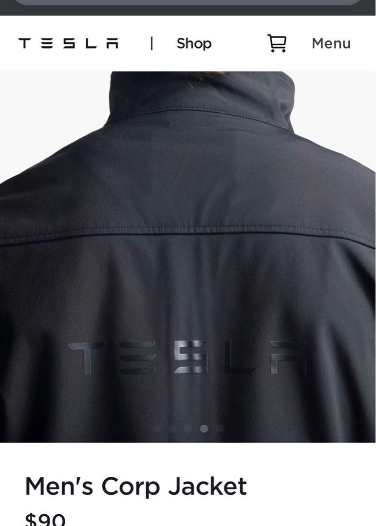 Tesla corp offical jacket, Men's Fashion, Coats, Jackets and Outerwear ...
