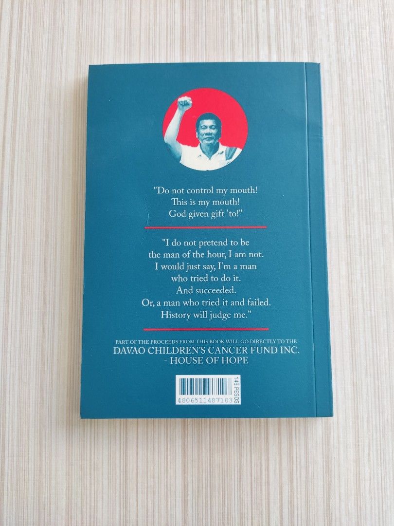 The Duterte Manifesto, Hobbies & Toys, Books & Magazines, Fiction & Non ...