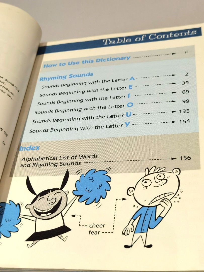 The Scholastic Rhyming Dictionary Over 15000 Words Children Language ...