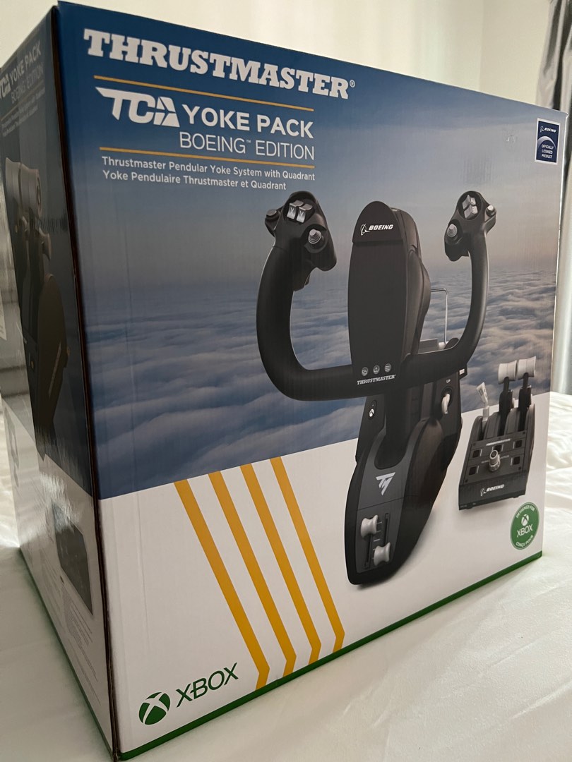 Thrustmaster TCA Yoke Pack Boeing Edition, Video Gaming, Gaming ...