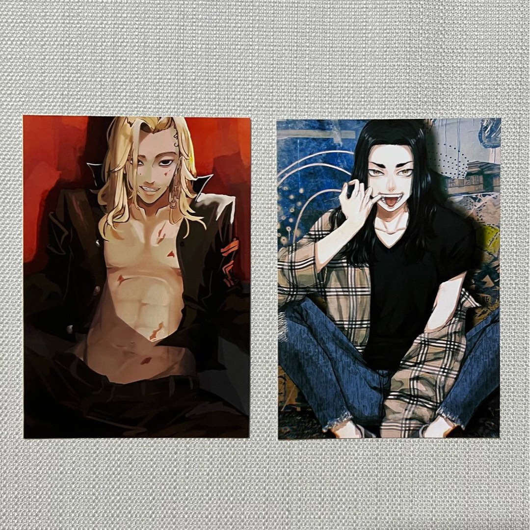 Tokyo Revengers Netprint darken chifuyu baji inui takemichi koko, Hobbies & Toys, Memorabilia ...