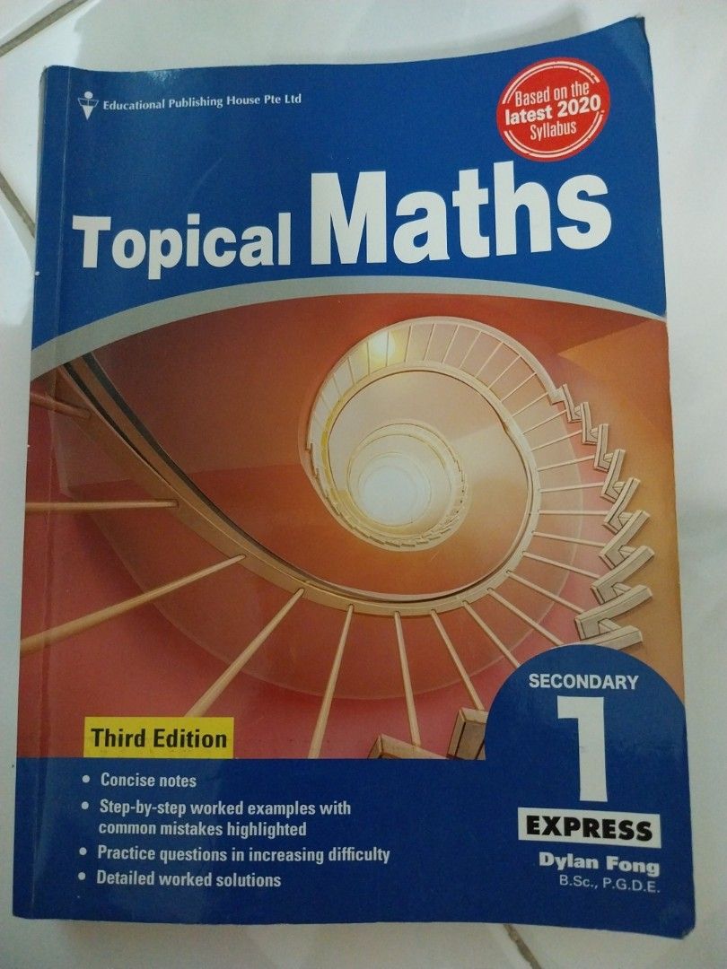 topical math assessment book secondary 1 one o levels, Hobbies & Toys, Books & Magazines ...