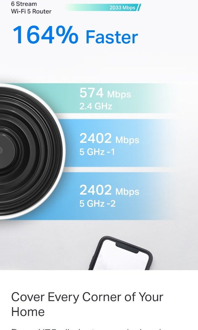 Tp link Deco X75 2 Units ( Tri band ) AX5400, Computers & Tech, Parts ...