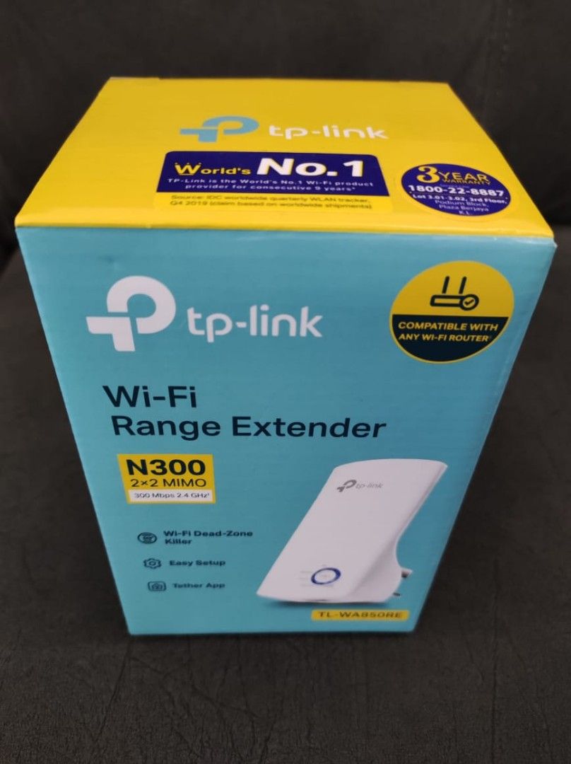 TP-Link Wi-Fi Range Extender 300Mbps, Computers & Tech, Parts ...