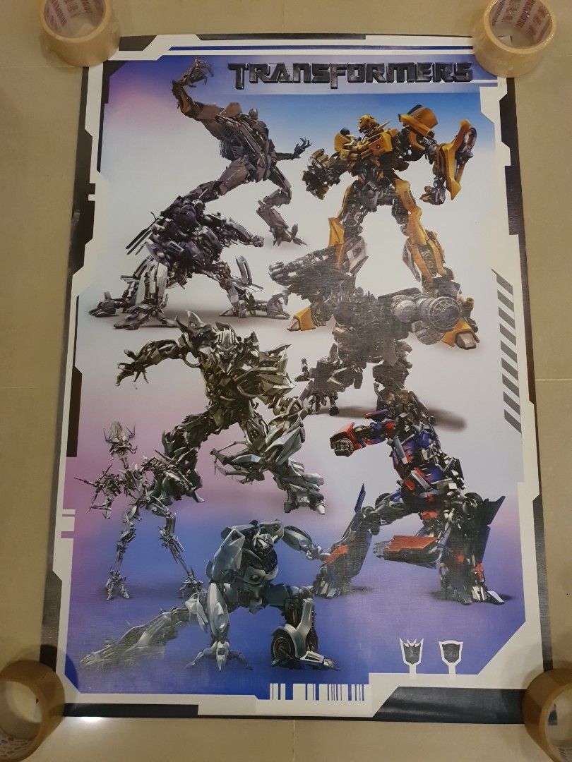 Transformers Poster 60cm*88cm, Hobbies & Toys, Stationery & Craft, Art ...