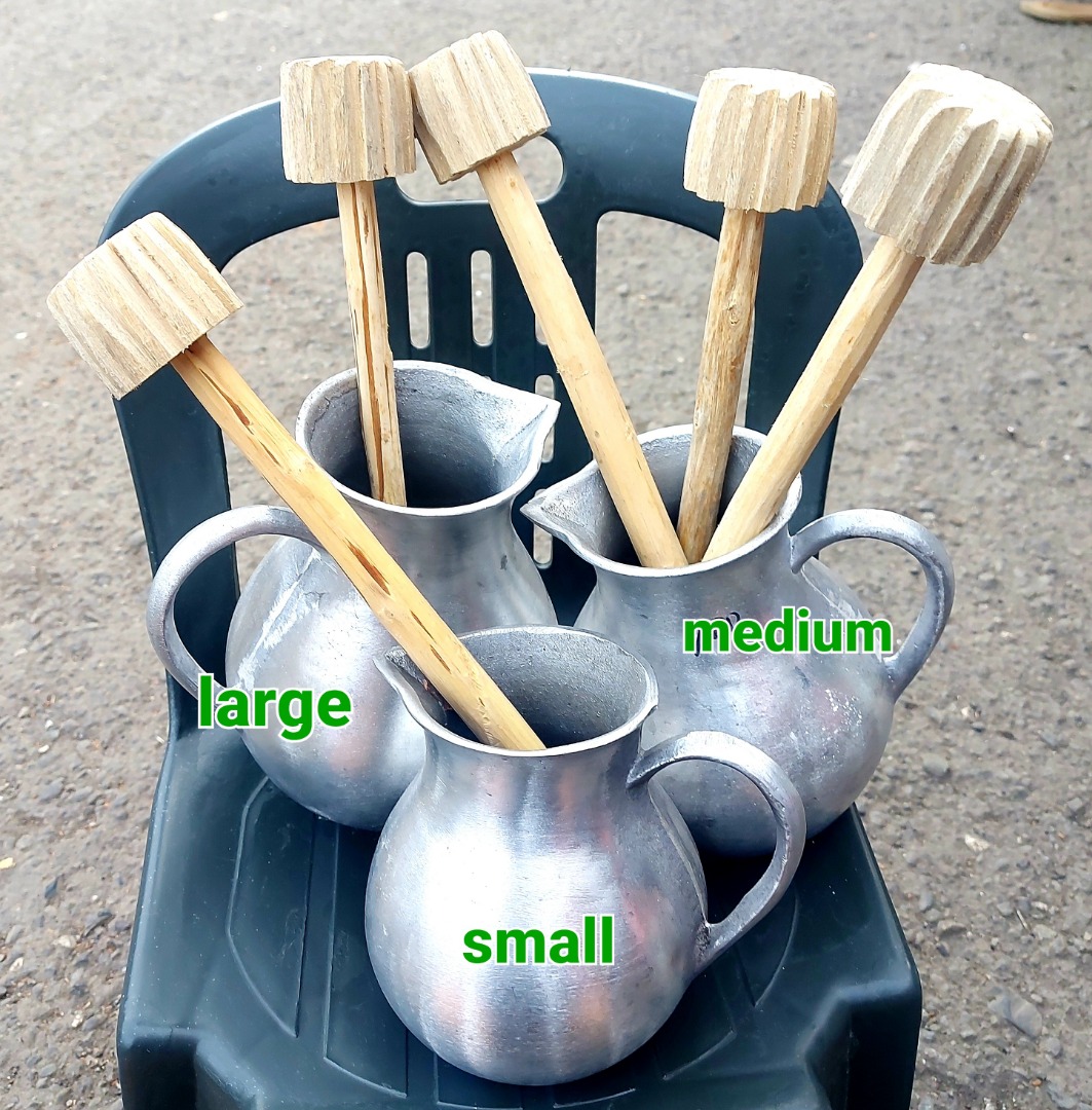 TSOKOLATERA SET (IRON POT WITH BATIROL STICK), Furniture & Home Living ...