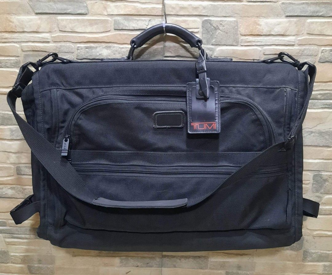 TUMI luggage and garment bag trifold carry on bundle, Men's Fashion, Bags, Briefcases on Carousell