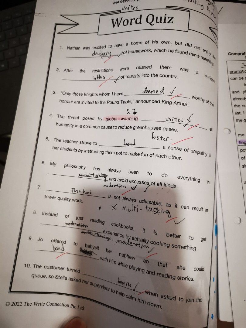 TWC Writing Enrichment P4 Term 3 Week 1 to 12 worksheets, Hobbies ...