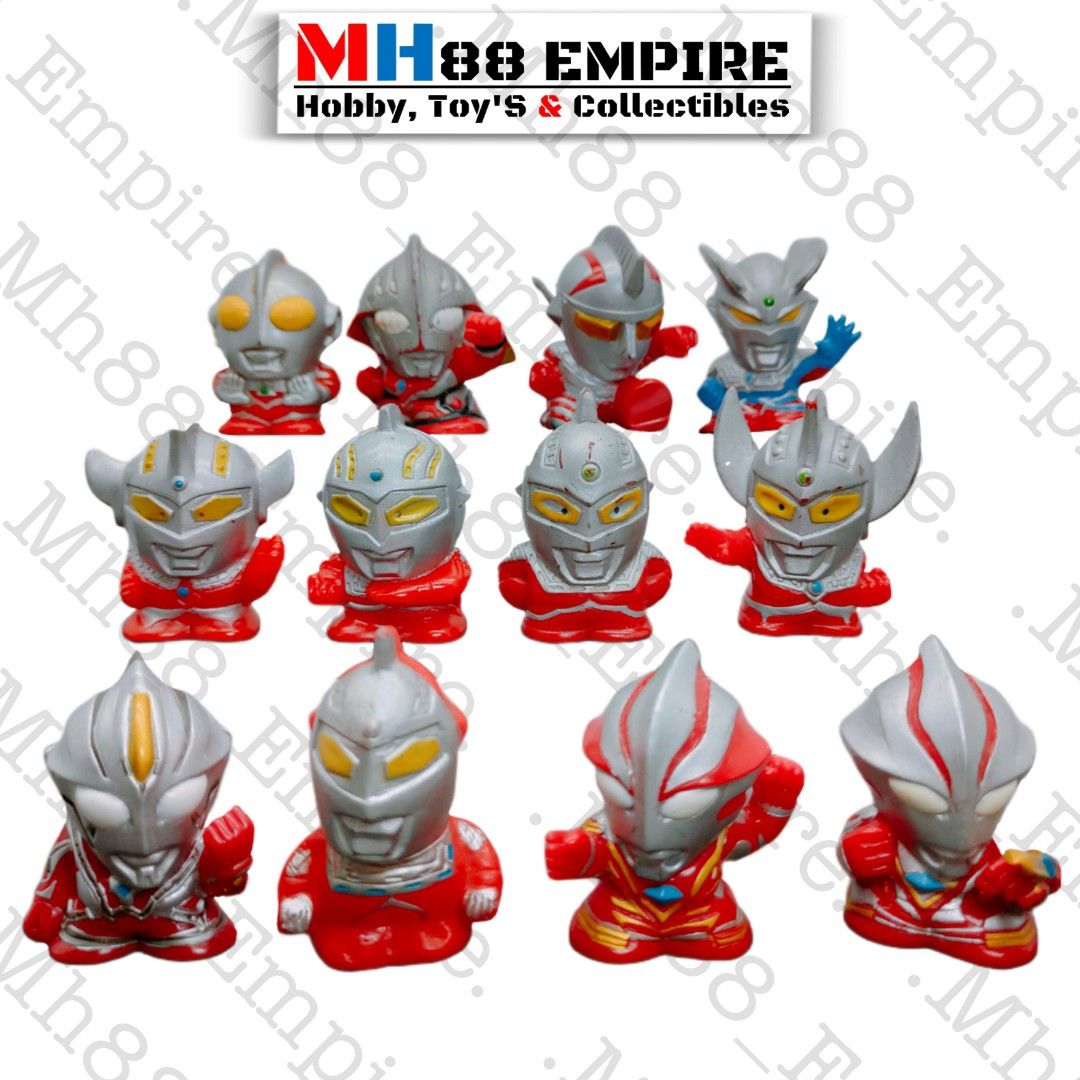 ULTRAMAN FINGER PUPPET SOFT VINLY FIGURE COLLECTION, Hobbies & Toys ...