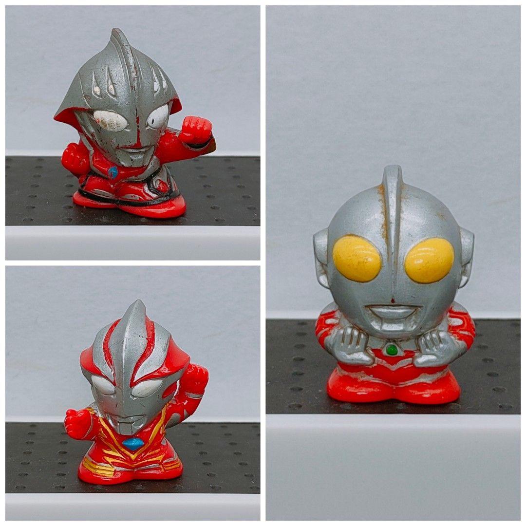 ULTRAMAN FINGER PUPPET SOFT VINLY FIGURE COLLECTION, Hobbies & Toys ...
