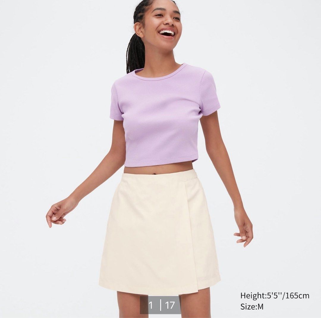 Uniqlo linen blend skorts, Women's Fashion, Bottoms, Other Bottoms on ...