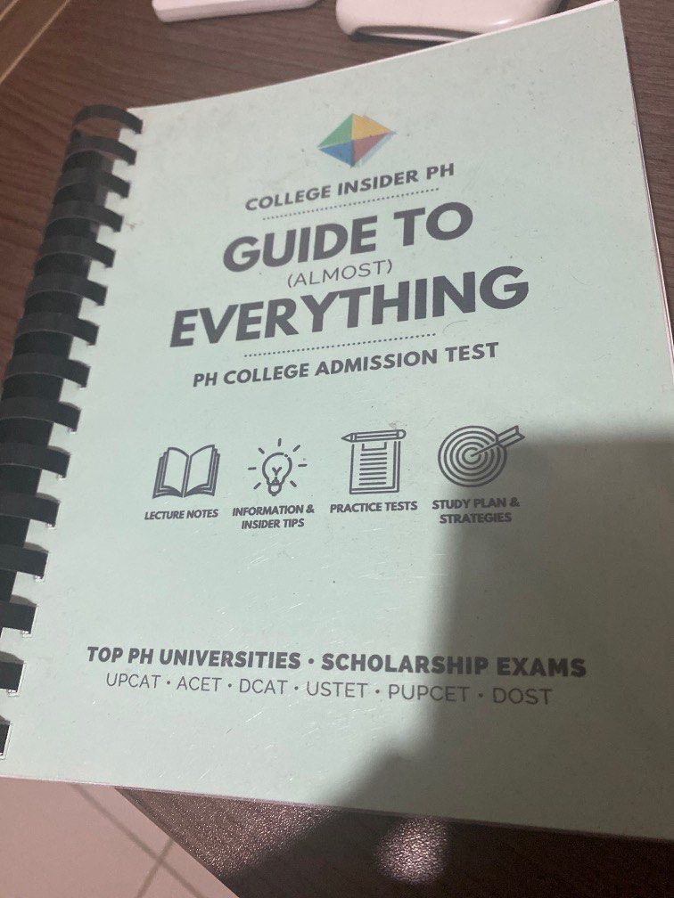 UPCAT Reviewer (College Admission Test), Hobbies & Toys, Books ...