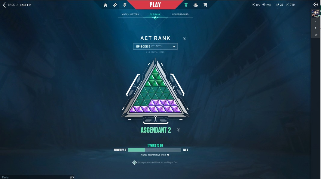 Valorant Account | Ascendant 1 |, Video Game, Game di Carousell