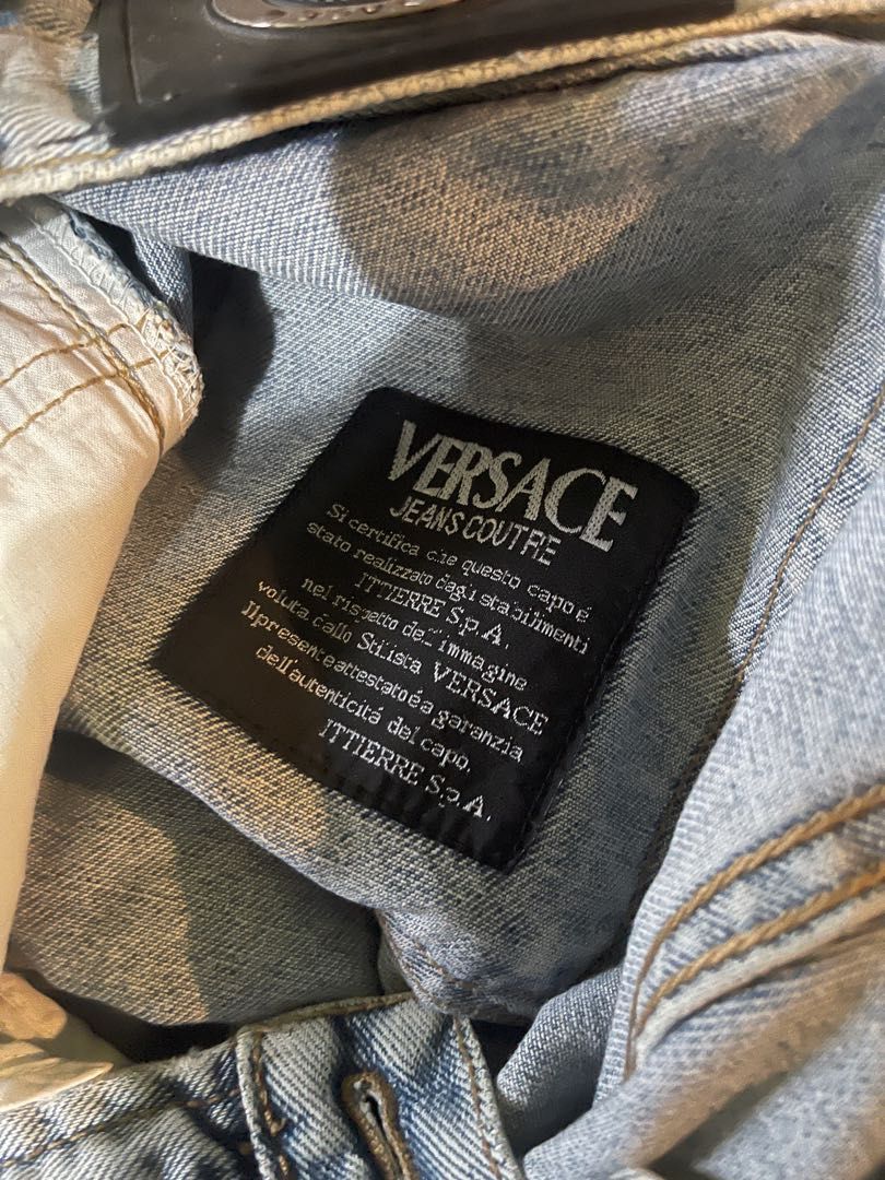 VERSACE original, Men's Fashion, Bottoms, Jeans on Carousell