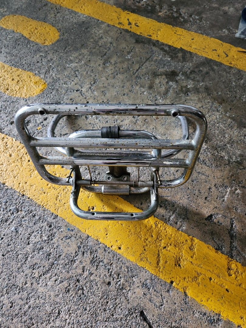 Vespa gts rear rack, Motorcycles, Motorcycle Accessories on Carousell