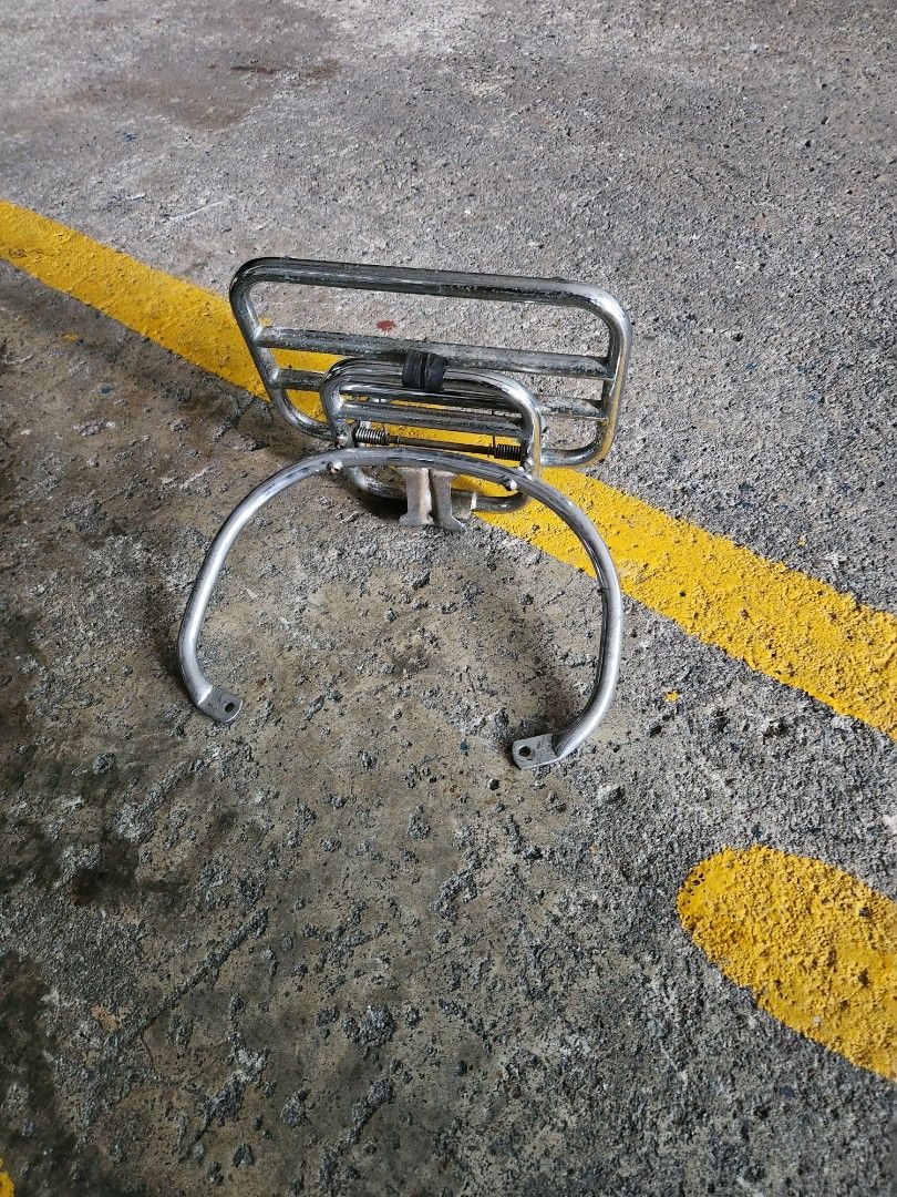 Vespa gts rear rack, Motorcycles, Motorcycle Accessories on Carousell