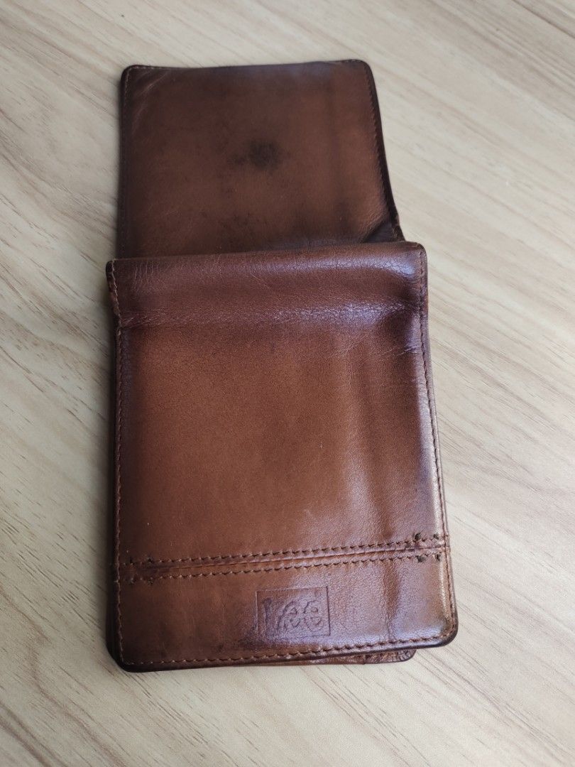 VINTAGE GENUINE LEATHER LEE WALLET, Women's Fashion, Bags & Wallets ...