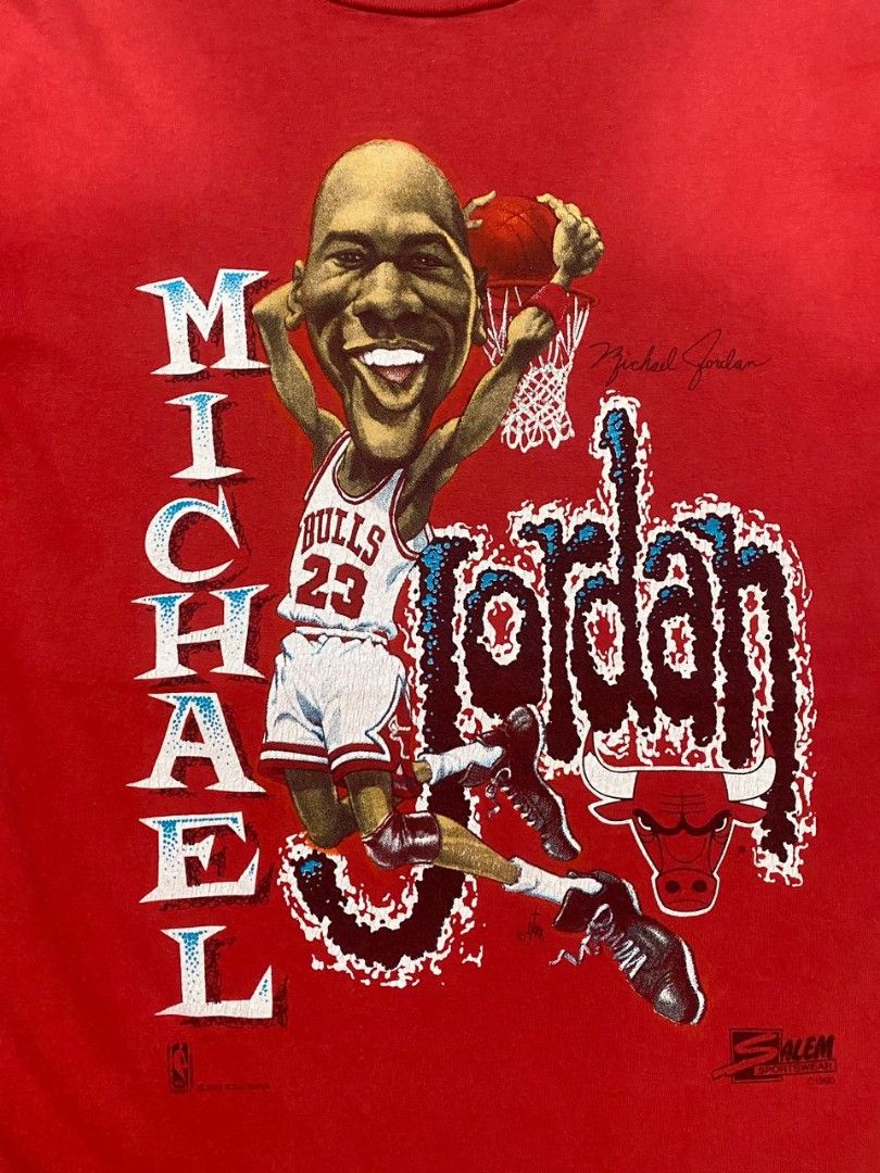Vintage Michael Jordan Salem Sportswear, Men's Fashion, Tops & Sets ...