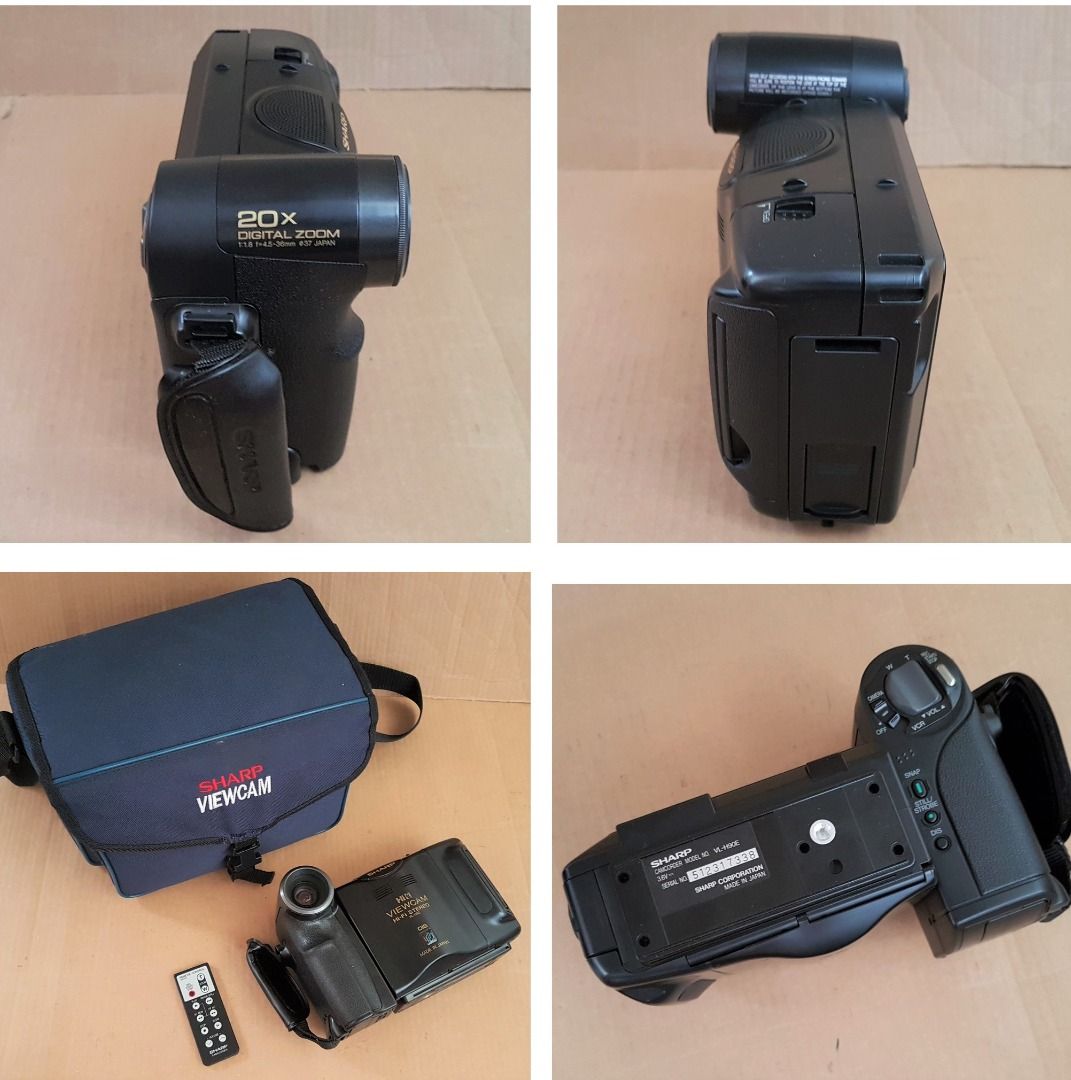 Vintage Sharp Camcorder, Model VL-H90E, Made in Japan, View Cam, HIFI ...