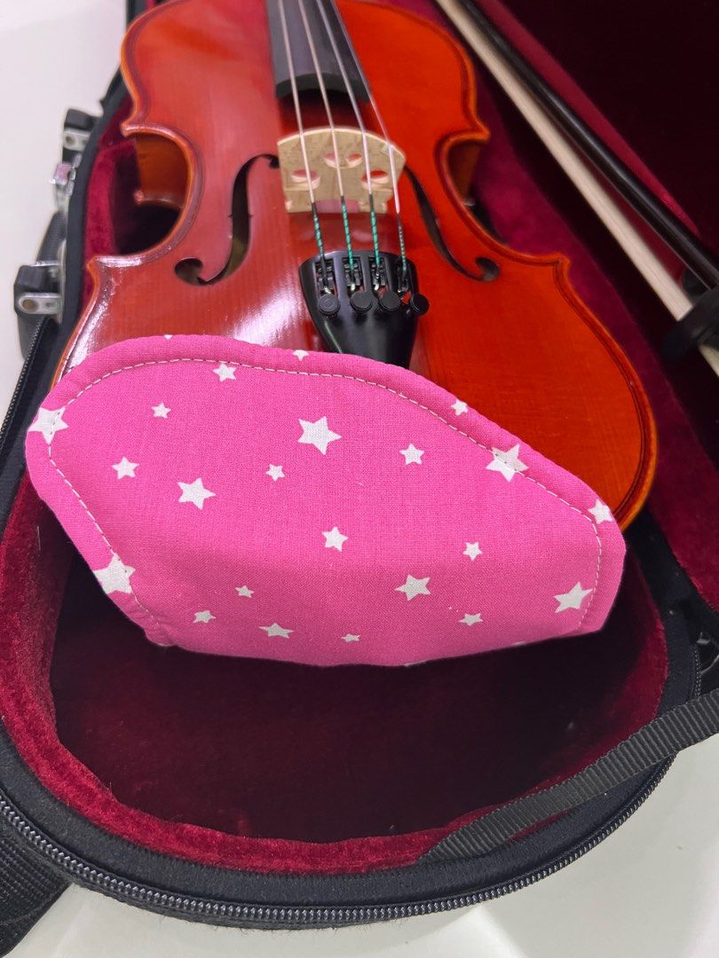 Violin chin rest pad, Hobbies & Toys, Music & Media, Musical ...