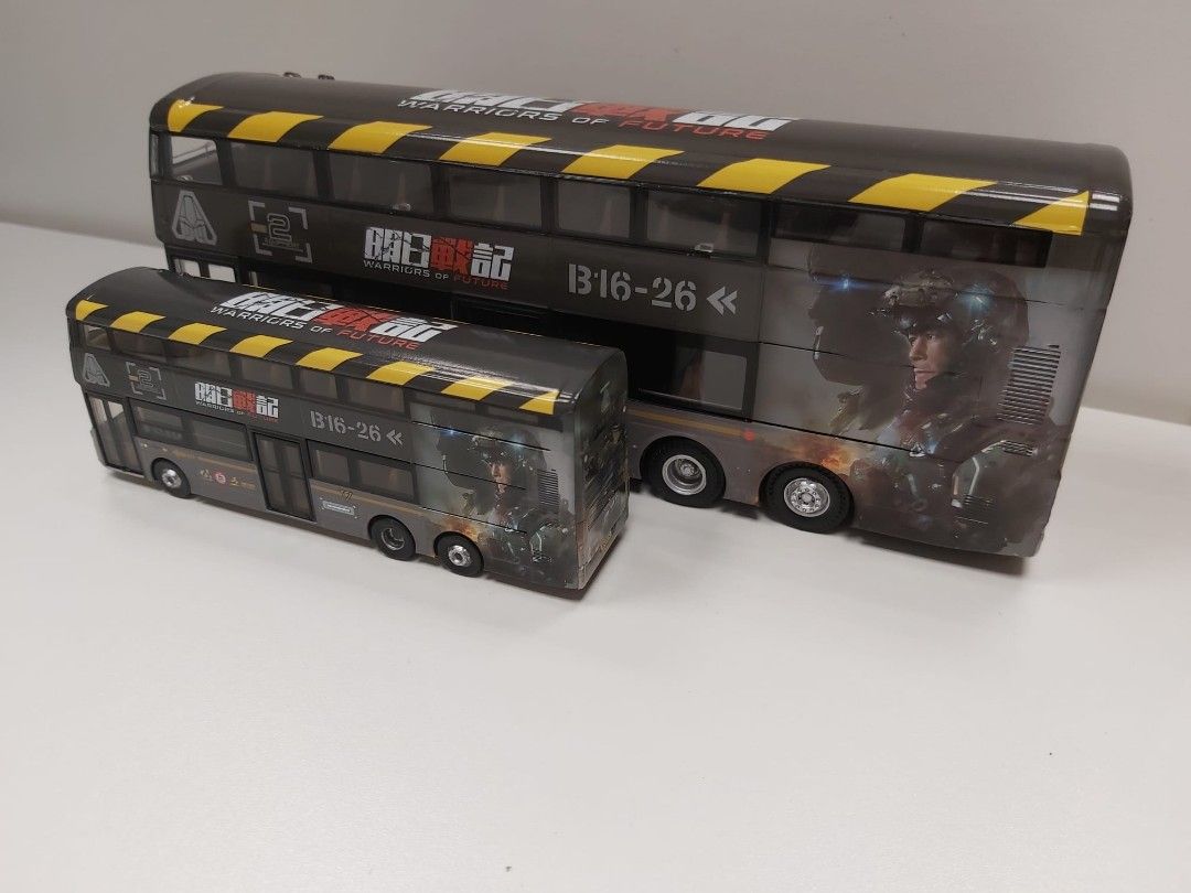 Volvo B8L Warrior of Future Bus set Scale 1:110 and 1:64 total 2 Buses ...