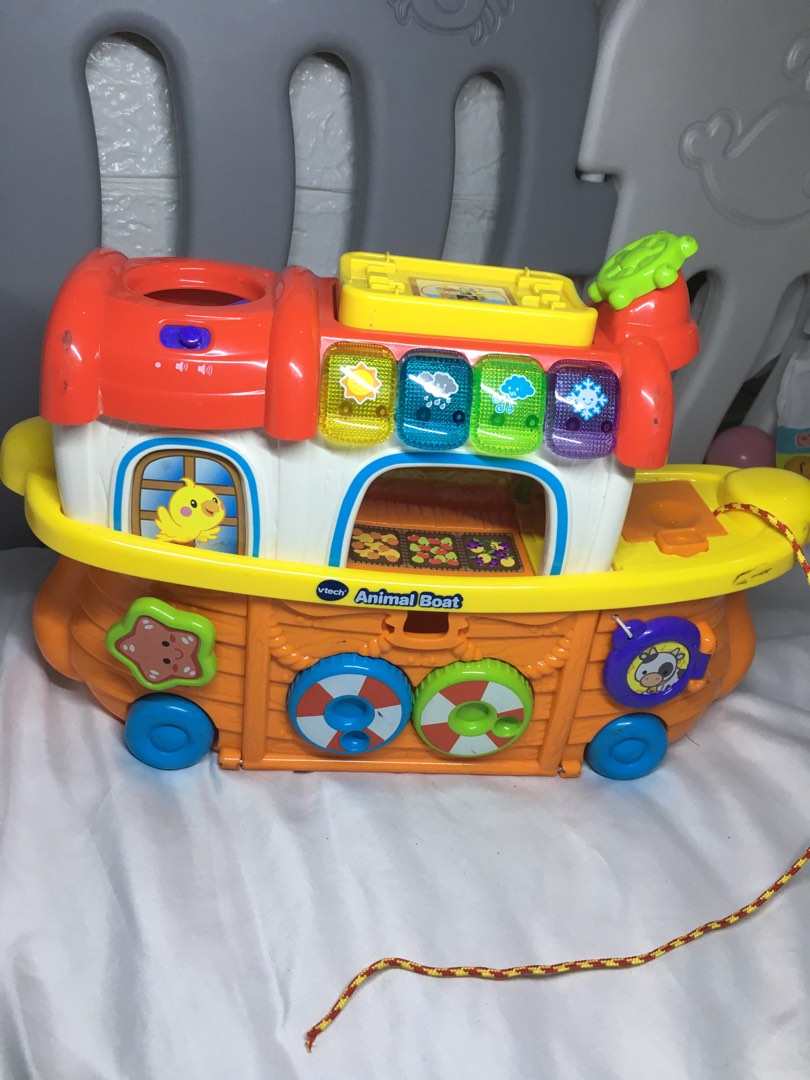 Vtech Animal Boat baby toys, Babies & Kids, Infant Playtime on Carousell