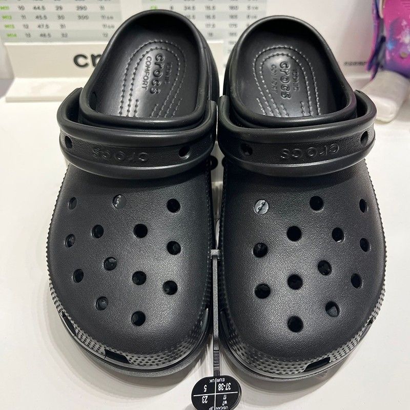 Platform Woman Crocs High heels, Women's Fashion, Footwear, Flipflops ...