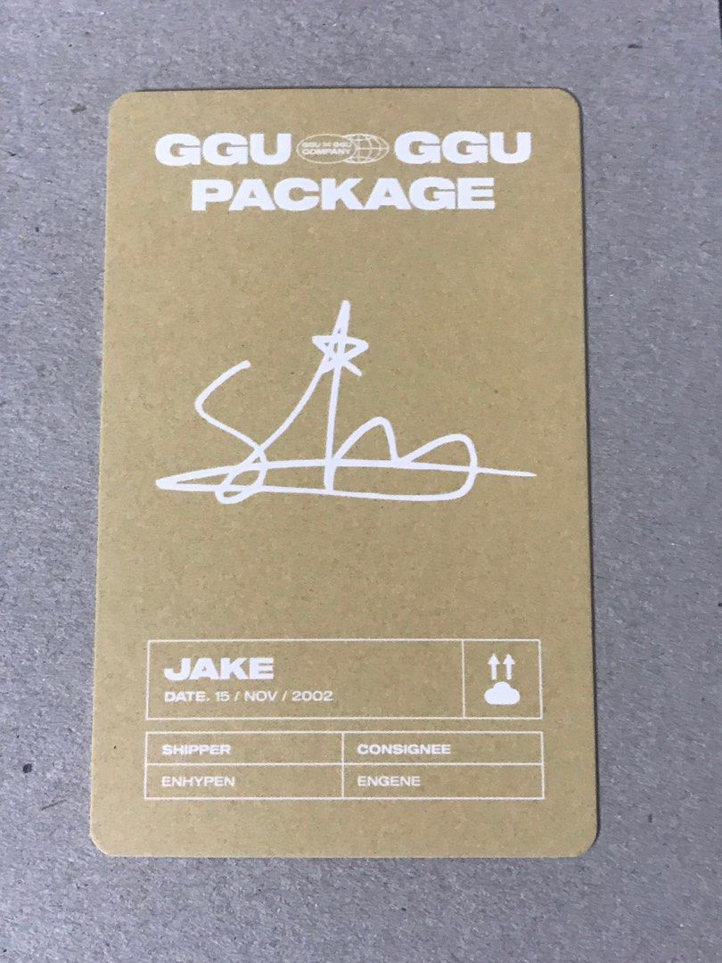 [WTS] ENHYPEN JAKE PC / DECO STICKER : GGU PACKAGE, Hobbies & Toys ...