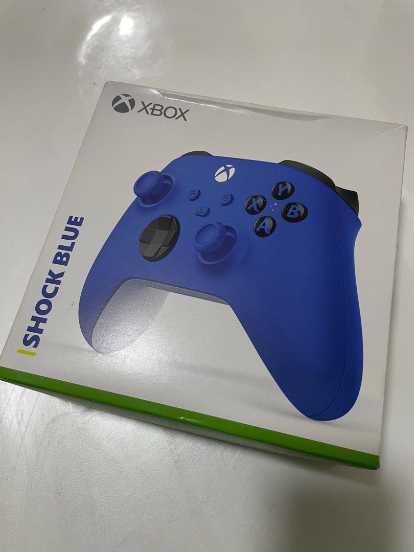 Brand New Xbox Controller - Shock Blue, Video Gaming, Video Game ...
