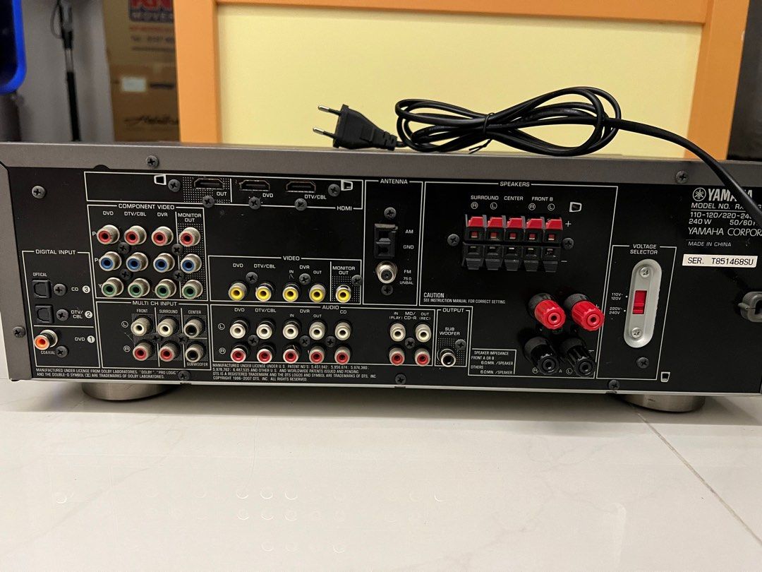 Yamaha Natural Sound AV Receiver RX-V363, Audio, Soundbars, Speakers ...