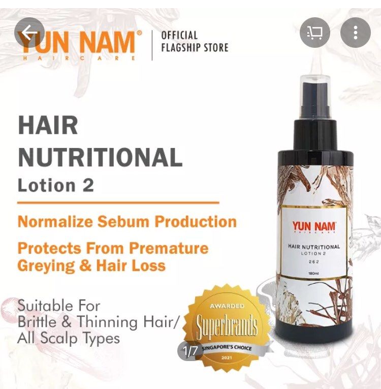 Yun Nam Hair Nutritional Lotion, Beauty & Personal Care, Hair on Carousell