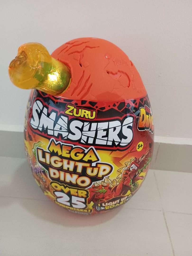Giant Dino Egg - Zuru Smashers Mega Lightup Dino (Series 4), Hobbies ...