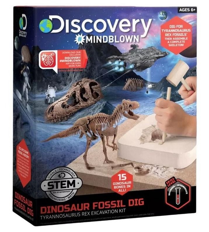 15 DINOSAUR BONES DISCOVERY MINDBLOWN Dinosaur Fossil Dig Tyrannosaurus ...
