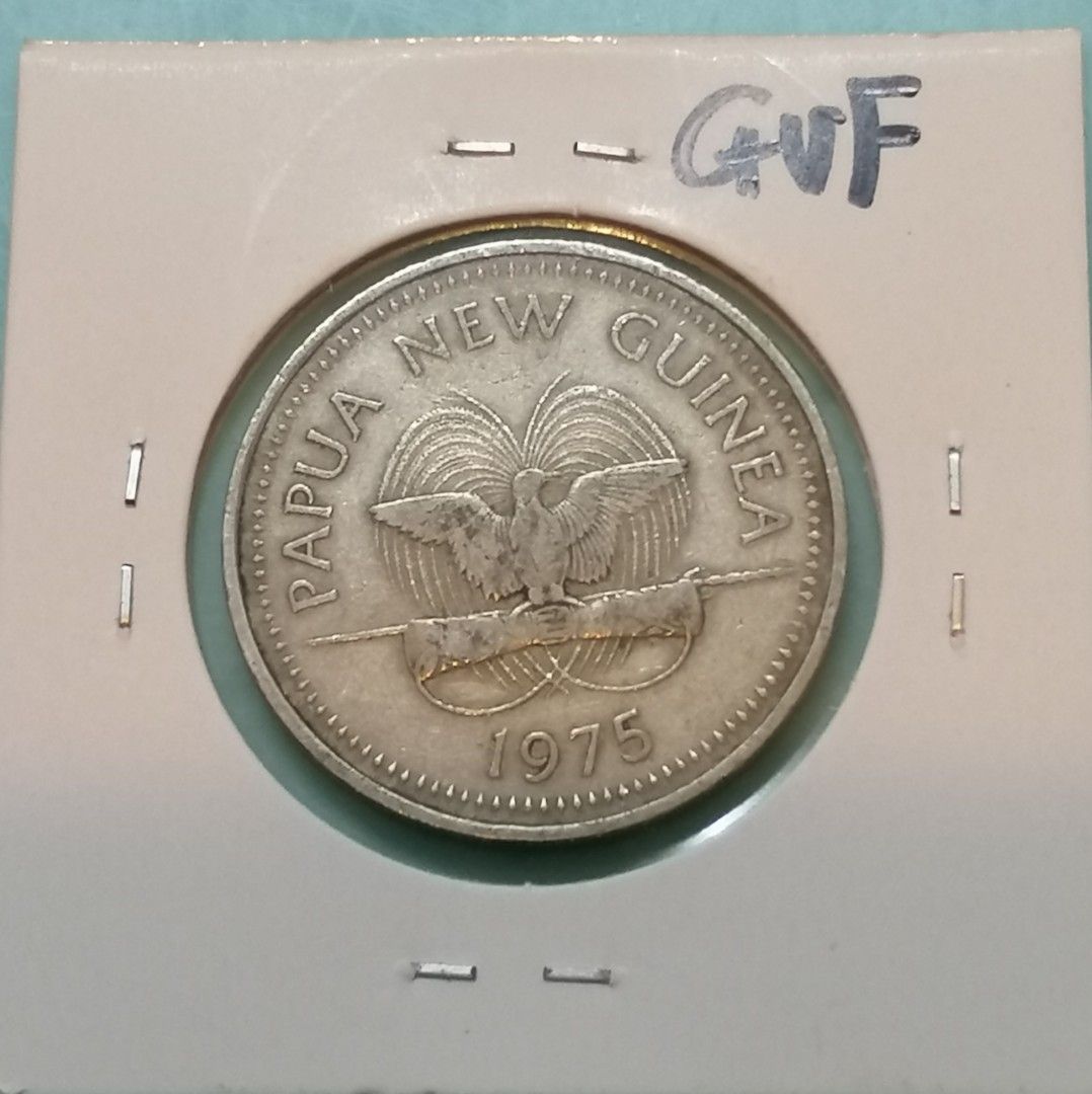 20t Papua New Guinea Coin 1975 (GVF) #554, Hobbies & Toys, Collectibles ...