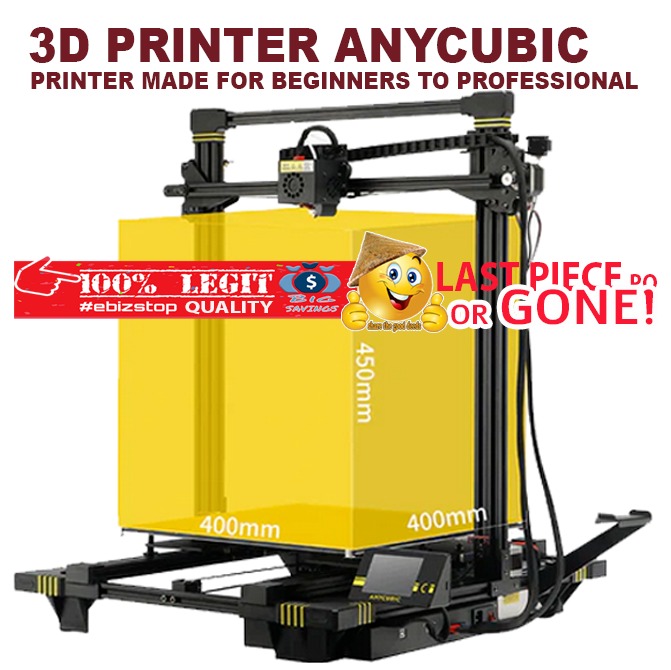 3D Printer AnyCubic Chiron Large size HotBed Autolevel Bed, Computers ...