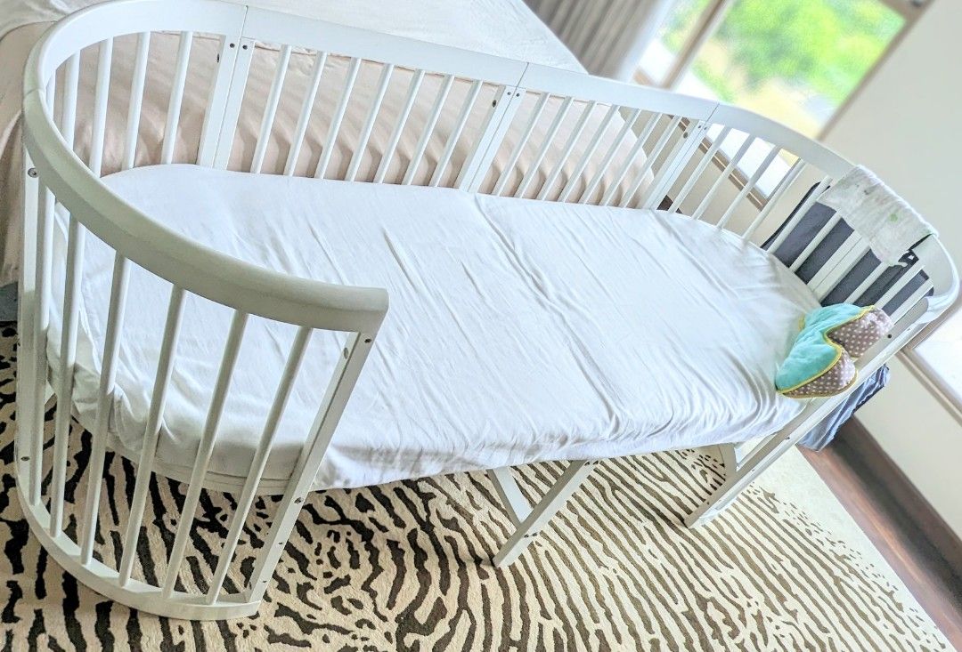 7-in-1 Baby Cot with free mosquito net, Babies & Kids, Baby Nursery ...
