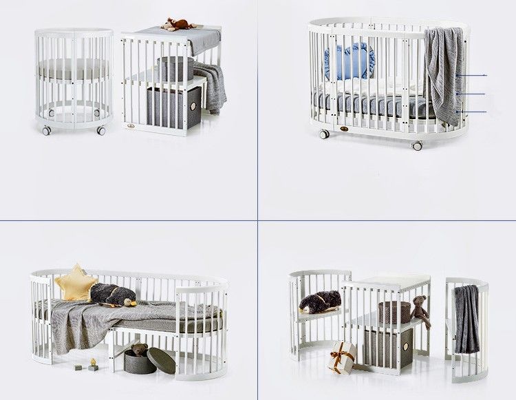 7-in-1 Baby Cot with free mosquito net, Babies & Kids, Baby Nursery ...