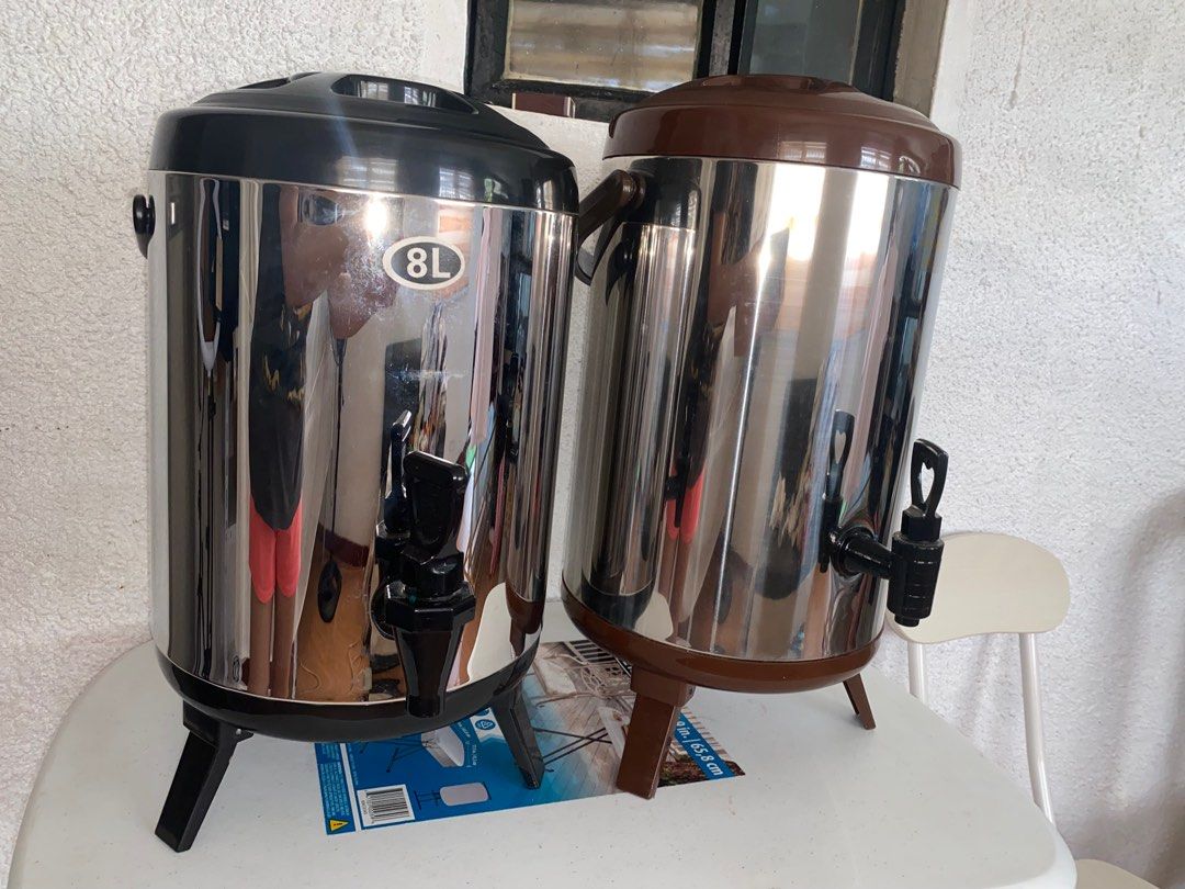 2 piece 8L Milktea/Fruit Tea Barrels, Furniture & Home Living ...