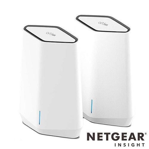 未開盒 Netgear Orbi Pro AX5400 Tri-Band WiFi 6 Mesh System 路由器 2-Pack ...