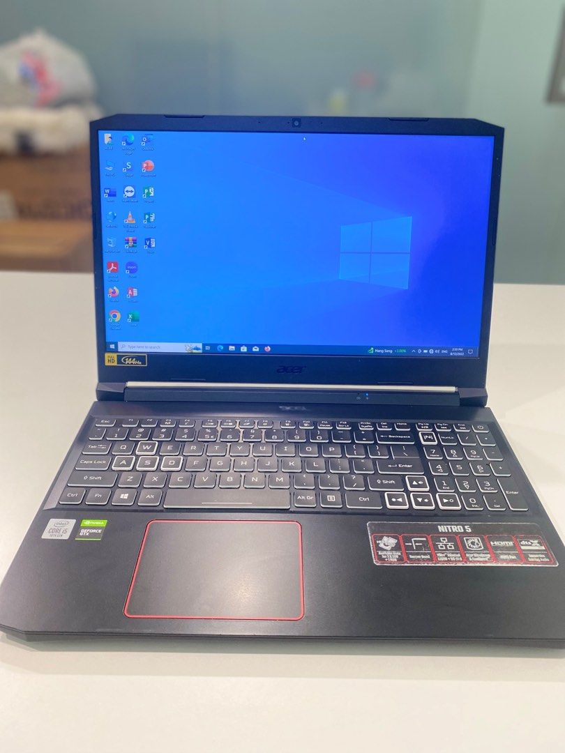 Acer Nitro5 Gaming Laptop GTX 1650 Ti 4GB, Computers & Tech, Laptops ...