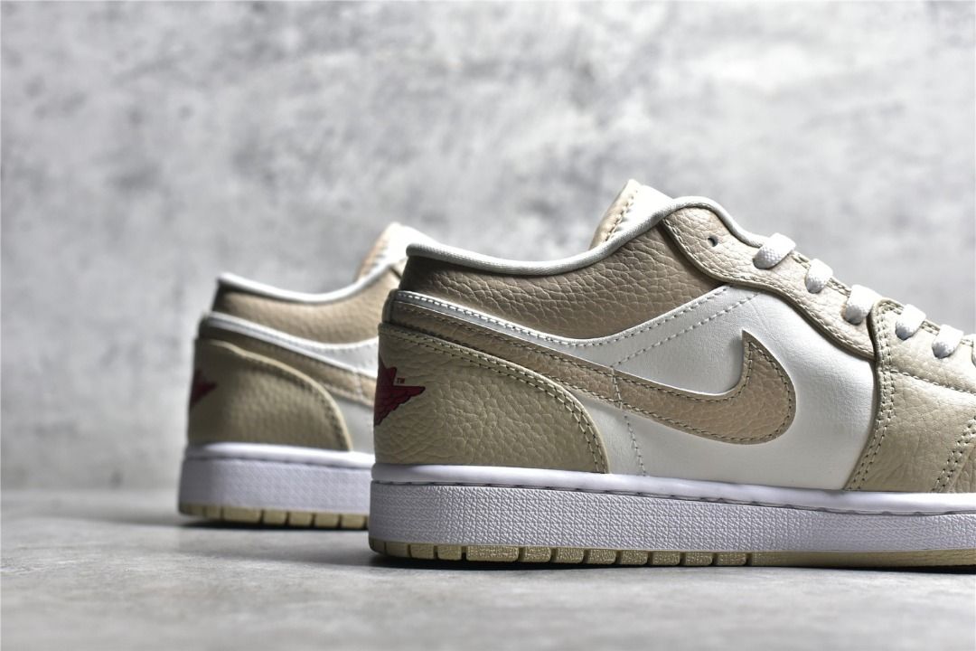 Air Jordan 1 low Cream Yellow white shoes, Men's Fashion, Footwear ...